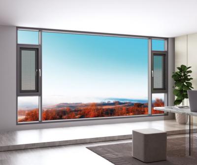 China A6 Heavy Duty Aluminium Windows , Reinforced Aluminum Windows With Multi Point Lock for sale