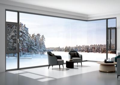 China A5 Soundproof Aluminum Casement Window With Thermal Break / Multi Point Locking for sale