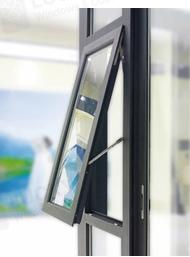 China Ventilation 1.8-2.0mm Aluminum Awning Window With Top Hung Outward Opening for sale