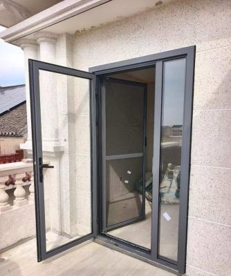 China Aluminum Casement Screen Door With Insect Mesh For Residential Balcony for sale