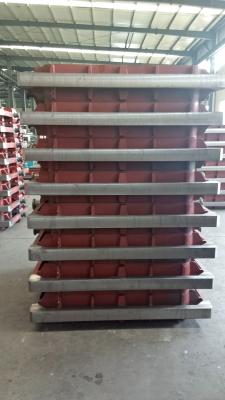 Cina Saldatura di acciaio di alta precisione rossa HT250 della staffa di fonderia della boccetta della colata della sabbia da fonderia in vendita