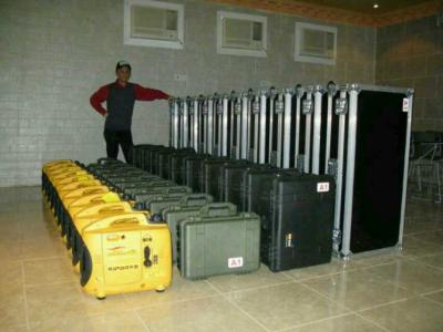 China AC220V/de Bomopruimingsmateriaal van DC26-28V, Volledige Frequentiegebiedrf Stoorzender Te koop