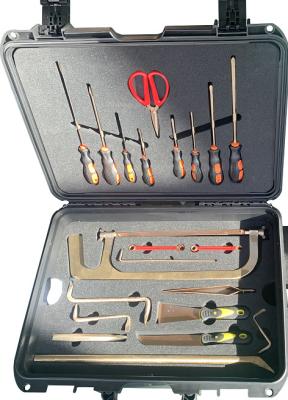 Cina cassa materiale non magnetica dell'ABS della lega di rame del berillio dei kit di utensili di 36pcs Eod in vendita