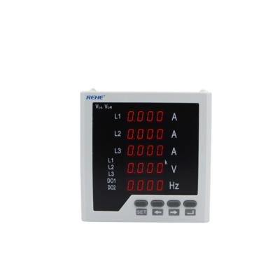 China Slim model Three  phase multi amp volt Hz digital multi panel Meter 010v meter for sale