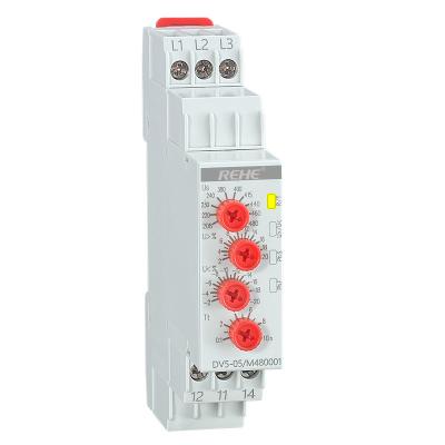 China DV5-05 Din Rail Overvoltage Phase Loss Sensor Relay Auto Voltage Monitoring for sale