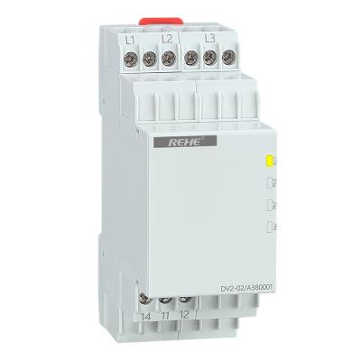 China DV2-02 DIN rail Undervoltage and Overvoltage Voltage Monitor Relay for sale