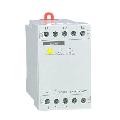 China DV1-02 Relays Voltage Monitoring 3 Phase Mains Voltage Monitor Relay for sale