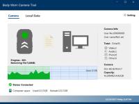 China Win10 Standalone Body Worn Camera Software for Data Upload to PC 32/64 Bit for sale