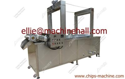 China Stainless Steel Continuous Frying Machine For Peanut|Broad Beans|Chickpeas|Nuts for sale