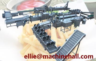 China Frozen French Fries Automatic Machine For Sale|Finger Chips Making Machine for sale