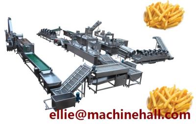 China Frozen French Fries Processing Line Making Equipment for sale