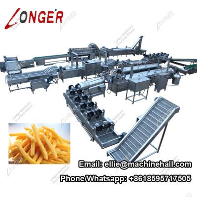 China Automatic Frozen French Fries Making Machine With Factory Price with Stainless Steel Material for sale