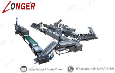 China Frozen French Fries Production Line|Automatic Frozen Fries Line|French Fries Production Line For Sale for sale