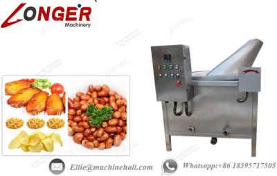 China Stainless Steel Automatic French Fries Deep Fryer Machine | French Fries Fryer Machine|Potato Chips Deep Fryer Machine for sale
