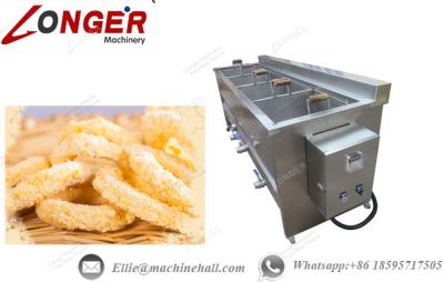 China Chicken Cutlet Frying Machine |Pork Cutlet Fryer Machine With 4 Baskets for sale