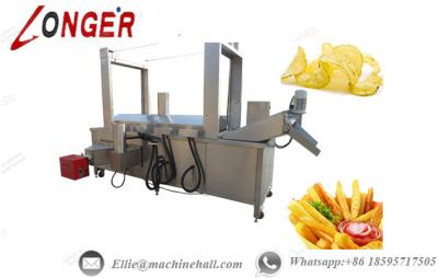 China Continuous Automatic Food Fryer Machine|Potato Chips Fryer Machine|French Fries Fryer Machine|Automatic Fryer Machine. for sale