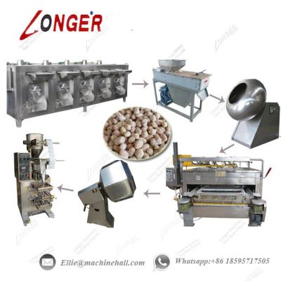 China Peanut Roasting and coating product line|Peanut Sugar Coating Machine Line|Industrial Roasting  and Coating Machine for sale