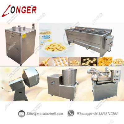 China 300Kg/h Banana Chips Production Line|Automatic Banana Chips Production Line|Plantain Chips Making Machine for sale