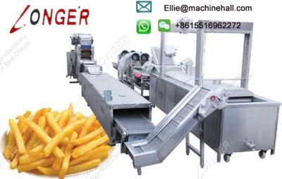 China Automatic Frozen Potato French Fries Machine For Sale 500 kg/h for sale