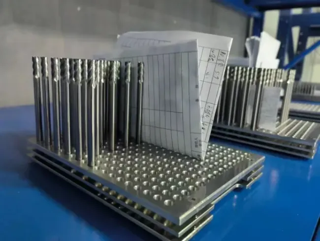 Factory staff working on production