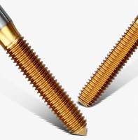 China Titanium Plated HSS-E Extrusion Tap M2-M8 for Chip-Free Thread Machining in Steel and Aluminum for sale