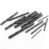 China Titanium Coating Carbide Steel Drill Bit Set 1-20MM Size Range with 118° Point Angle and Black Oxide Finish for sale