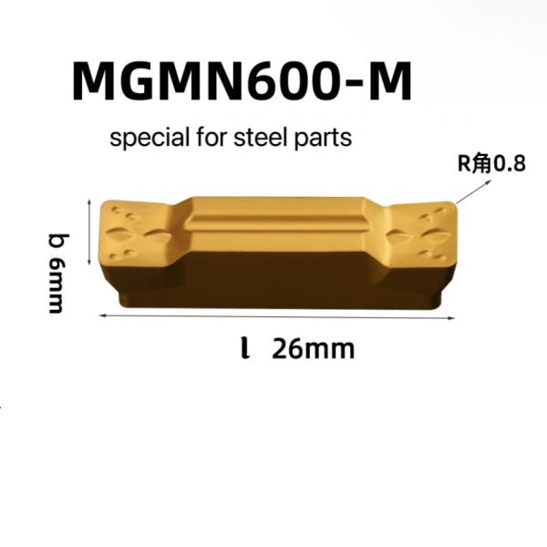 Taglio CNC di estremità di slot Taglio lama Mgmn600-M velocità Carburo di tungsteno inserto girante