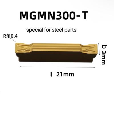 中国 自動車用部品 CNC インスルト Mgmn300-T CNC エンドカット スロット 切断刃 ウォルフスタン 鋼材 リマー 販売のため