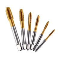 China M12 HSS Titanium Coated Spiral Point Machine Thread Tap for High-Speed Motorized Milling Operations for sale