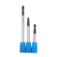 China Solid Carbide Diamond Coating CNC 2 Flutes Ball Nose Cutting Tools for Graphite for sale