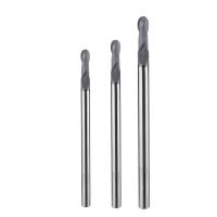 China Solid Carbide Diamond Coating CNC 2 Flutes Ball Nose Cutting Tools for Graphite for sale