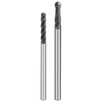China Solid Carbide 2-Flutes Ball Nose End Mill Customizable and for Precision Cutting for sale