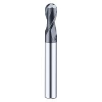 China Solid Carbide Diamond Coating CNC 2 Flutes Ball Nose Cutting Tools for Graphite for sale