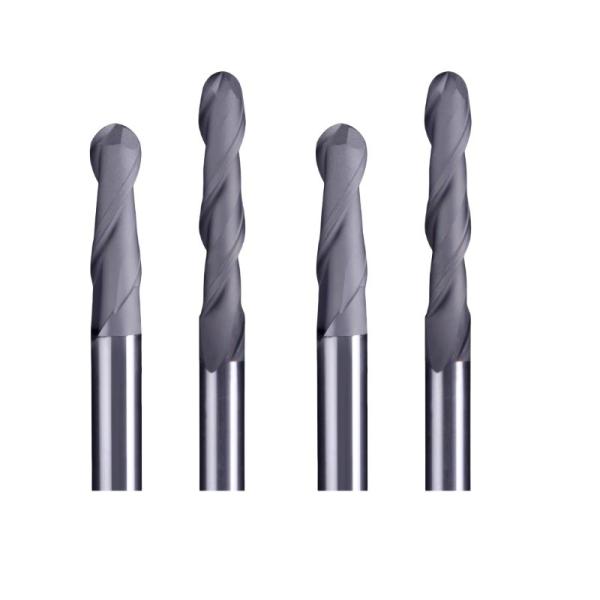Quality Professional Diamond Coated Carbide HRC70 Graphite Ball End Mills for CNC for sale