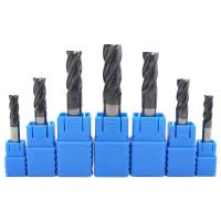 China Diamond Coating 4F Flute CNC Router Bits for Graphite Cutting Precision for sale