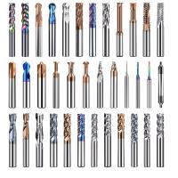 China Diamond Coating 4 Flute Solid Carbide End Mill for High Precision Metal Milling for sale