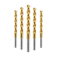China Factory Customized Diameter High Quality Titanium Plated Twist Drill for sale