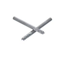 China Customized Solid Carbide End Mill Corn Milling Cutter for Graphite Carbon Fiber for sale
