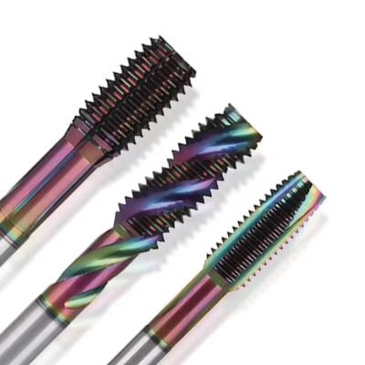 China M2-M24 Titânio revestido de aço Die Metric Straight Flute espiral torneiras HSS Carbide ferramentas de mão de aço inoxidável máquina Plug torneira à venda
