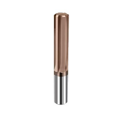 Cina HRC 55/60 Alesatore a scanalatura dritta in carburo di tungsteno solido per CNC, rivestimento Tisin, alesatore per macchine, scanalature standard in vendita