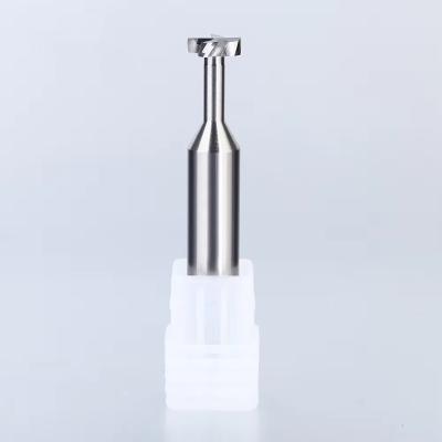 China Herramienta cortadora de fresado en T de eje recto Molino de extremo de acero de tungsteno para máquinas CNC 50-150 mm longitud de la herramienta en venta