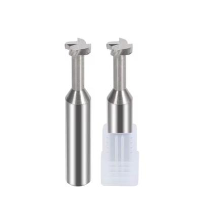 中国 固体カービッドTスロット末端磨削機 金属HRC55 CNC 金属Tスロットルータービット切断ツール 販売のため