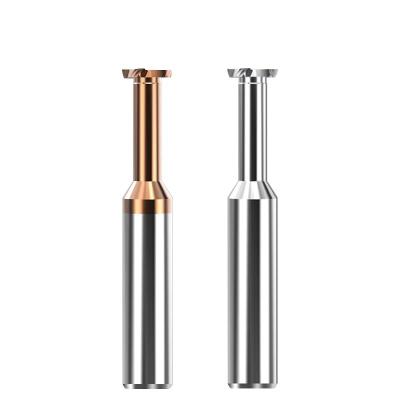 China Geradschaft-Hartmetall-T-Fräser für präzises Nuten, Werkzeuglänge 50-150mm zu verkaufen