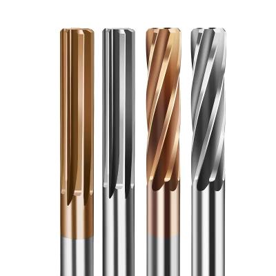 China KM Carbide Spiral Reamer for Metalworking 45-65HRC for sale