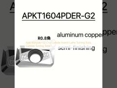 Apkt1604pder-G2 cnc 탄화물 삽입 톱니 턴 도구 탄화물 턴 도구