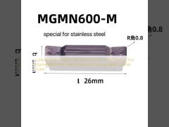 Carbide Inserts Mgmn Grooving Insert voor CNC-splitsingsgereedschap Mgmn600-M CNC Eindsnijgleuf Snijblad Carbide Cutter