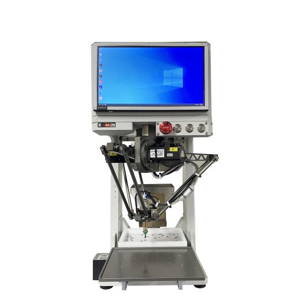 Quality Desktop Robotic Delta Feeder Workstation Vibratory Sorter Small Parts Picking & Loading for sale