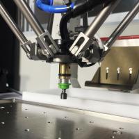 China Desktop Robotic Delta Feeder Workstation Vibratory Sorter Small Parts Picking & Loading for sale