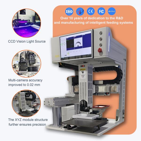 Quality High-precision 0.1-0.02mm Gantry Robot with 0.5KG Payload and 95KG Robust Structure for Flexible Feeding for sale