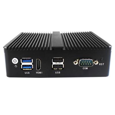 China Industrial Nano J4105 4 Lan Port Mini PC Fanless Soft Router With WIFI Support PFsense for sale